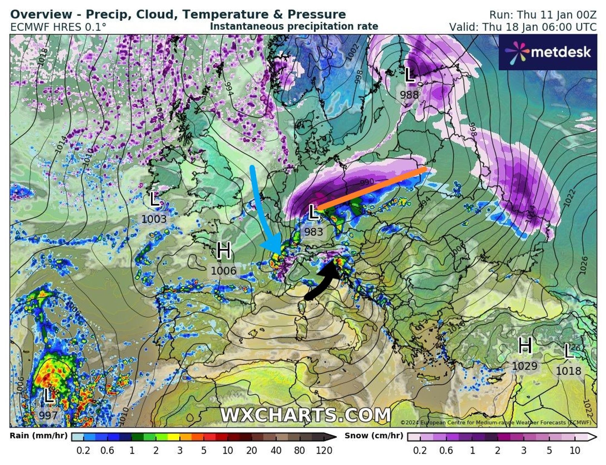 Interesting days with an air mass boundary next week - wePowder