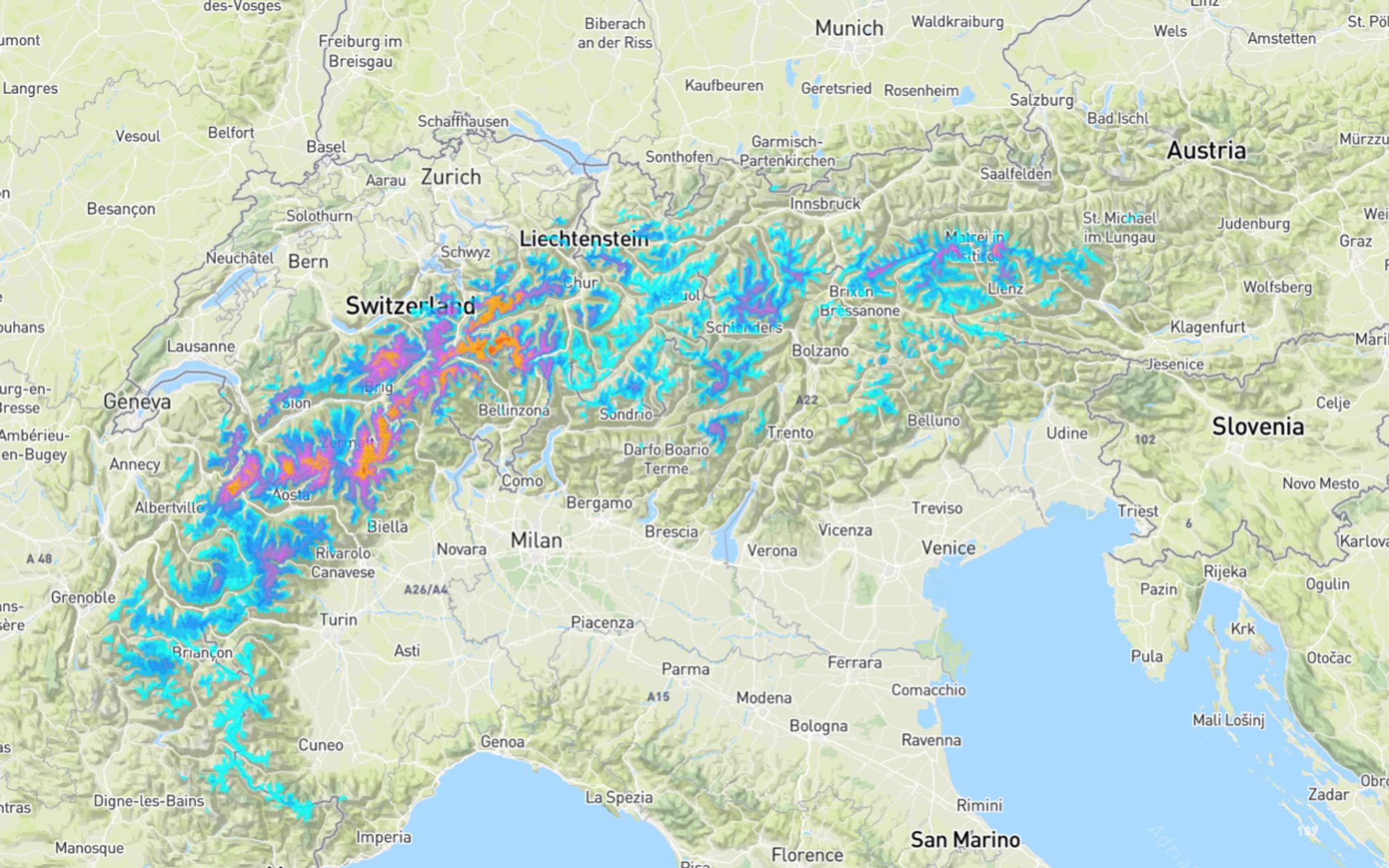 Changeable until Saturday with snow above 2000 meters - wePowder